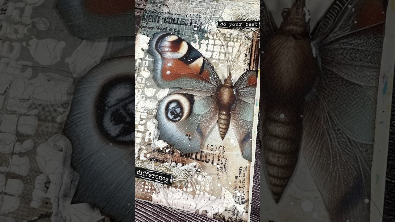 Quick and easy art journal page