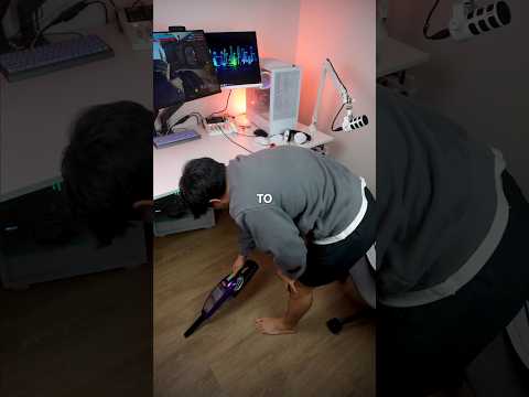 PC on top of desk, or on the floor?