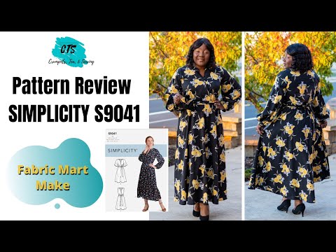 Simplicity S9041 Pattern Review | What I made for Fabric Mart Blog Post