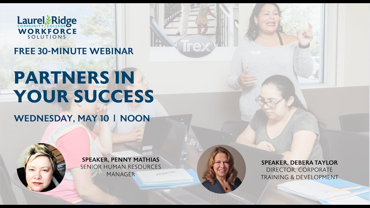 Webinar: Partners in Your Success | Corporate Training Solutions