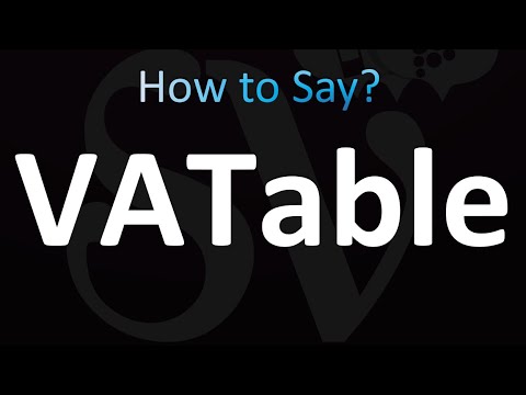 How to Pronounce VATable (Correctly!)