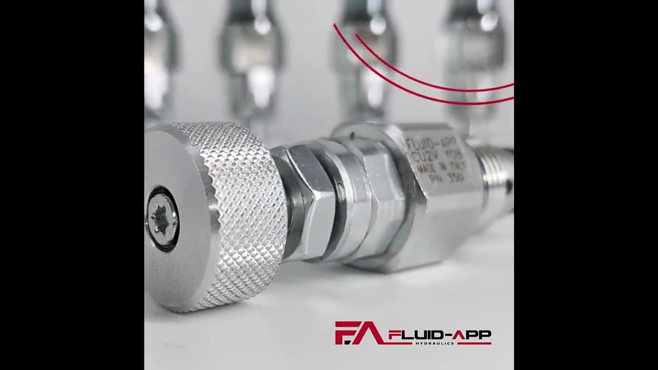 CU2 unidirectional flow control valves in the circle!
