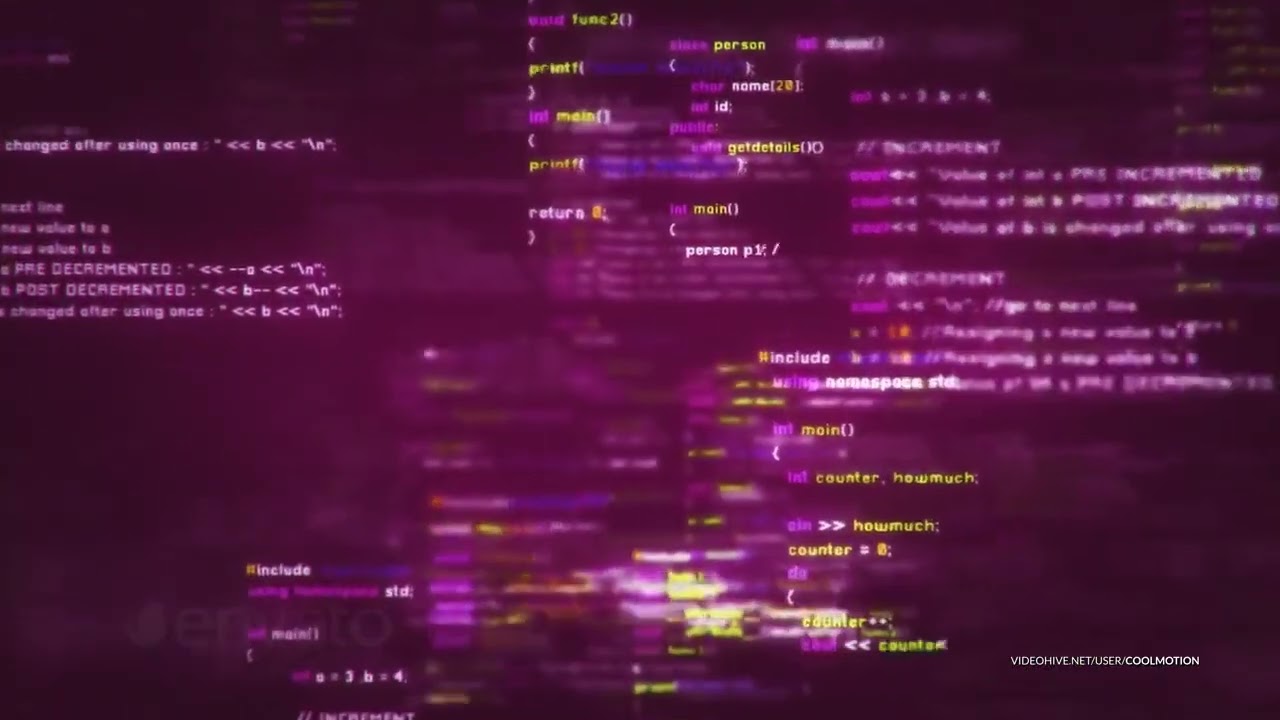 4K Computer Codes Long Loop Half Hour