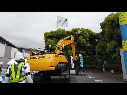 (4K)CSPI-EXPO2022#8 SUMITOMO 住友建機 SH200MC 油圧ショベル