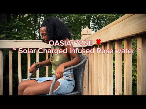 Solar Charged OASIA ROSE HAS FINALLY ARRIVED🌹!!! Made to calm inflammation, hydrate SKIN, and Pores.