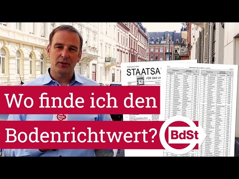 Wo finde ich den Bodenrichtwert für die Grundsteuer-Erklärung?