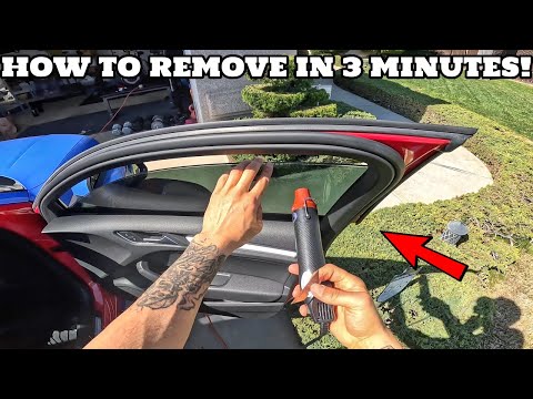 DON'T WASTE TIME - Easiest Way To Remove Window Tint In 3 Minutes
