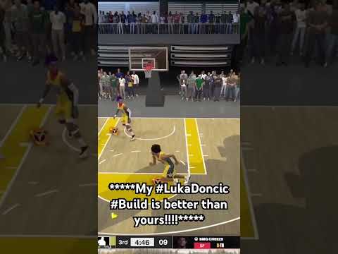 Used the nba template build with some mods to make this #LukaDoncic #exact #build #2K24