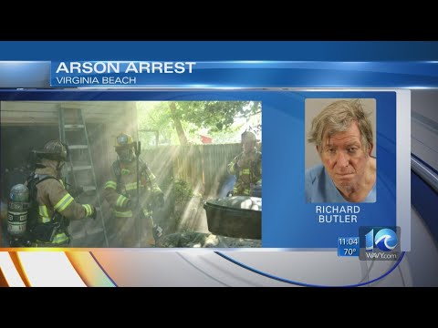 Virginia Beach man lit his own home on fire, investigators say