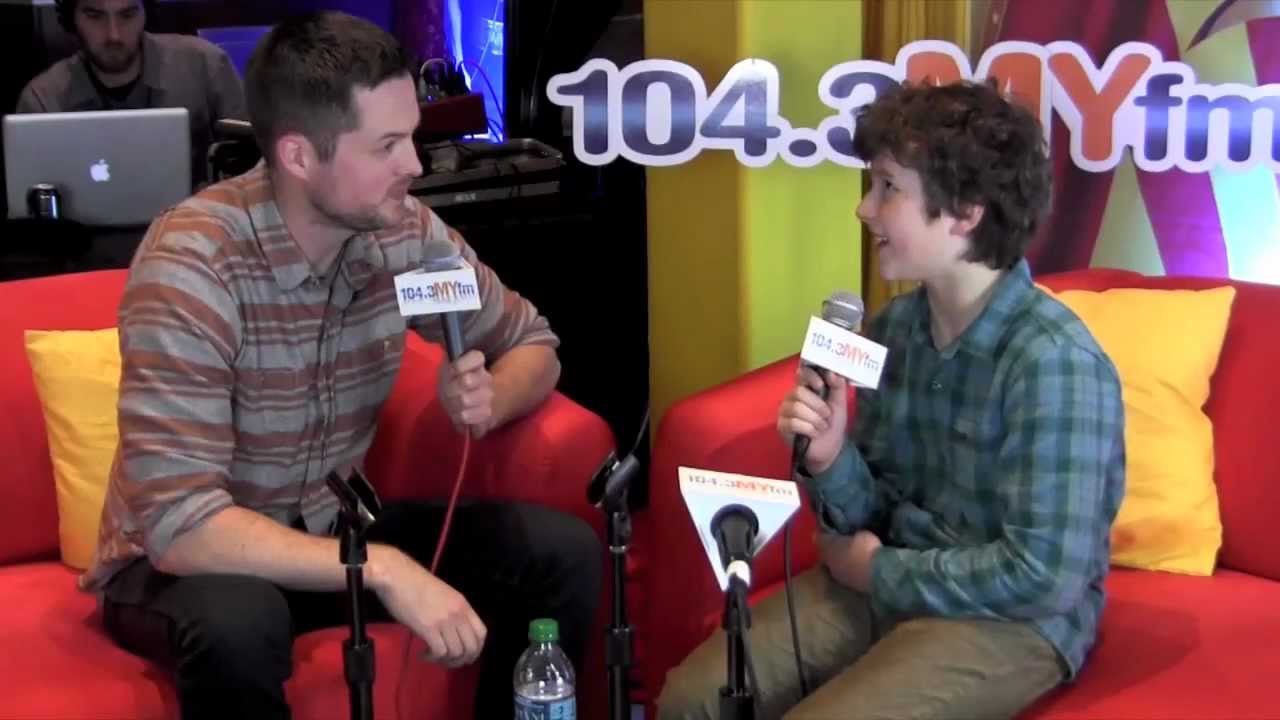 Nolan Gould of Modern Family Hangs Out Backstage At The GRAMMYs with 104.3MYfm