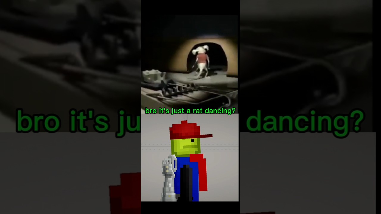 [its just rat dancing] He jumpscares😨 - melon playground #dancingrat #jumpscared