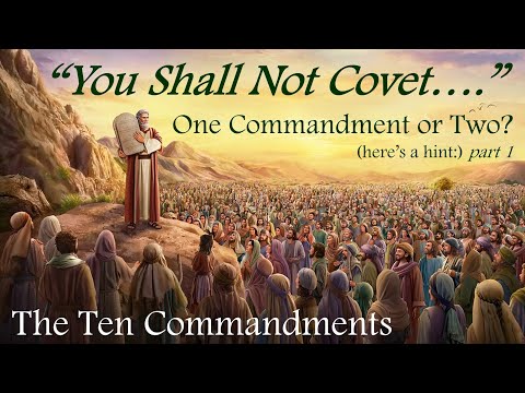 "YOU SHALL NOT COVET..." - One Commandment or Two? (The Ten Commandments, # 20)