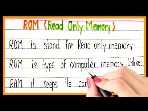 What is Rom | Definition of Rom | Types of ROM | Full form of ROM | what is ROM memory