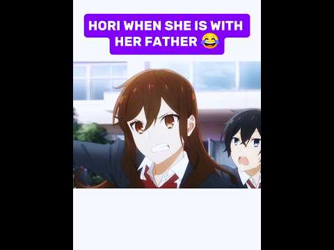 When Hori is With Her Father π || Horimiya || #horimiya #shorts #anime