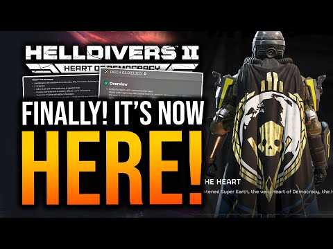 Helldivers 2 - New Patch! Free Cape & Leviathan Change!