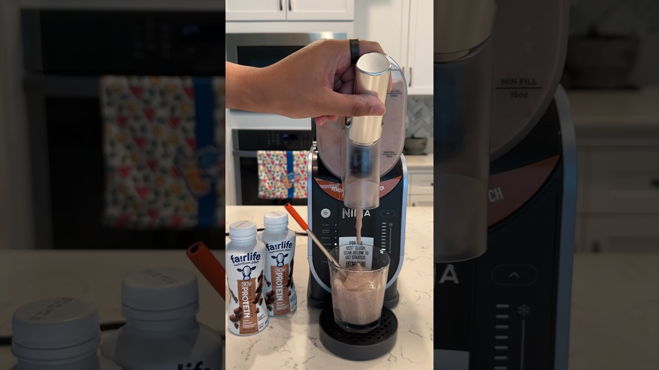 Try This! Ninja SLUSHi x Fairlife Protein Shake Milkshake