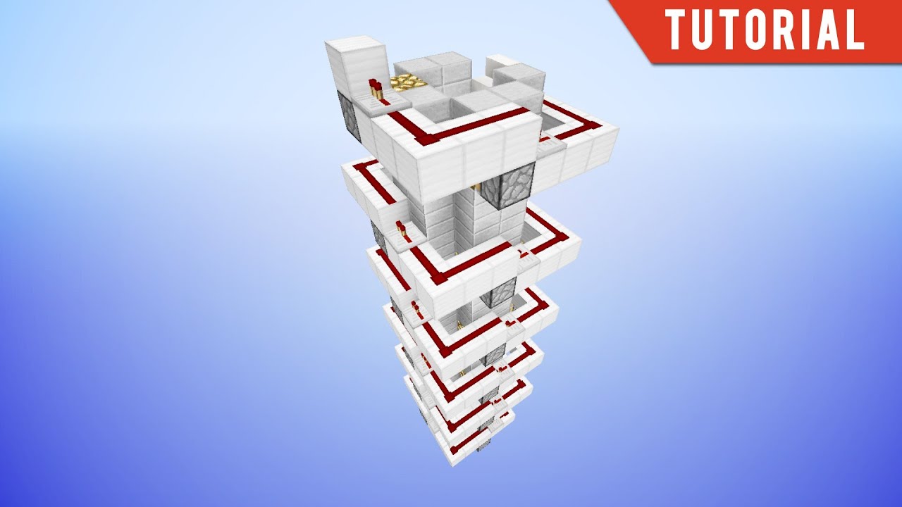 Simple & Fast Piston Elevator [SMP Friendly!]
