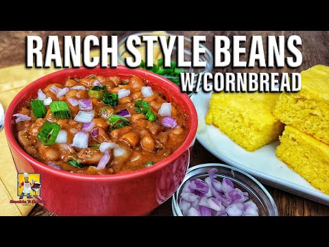 Easy Ranch Style Beans and Corn Bread