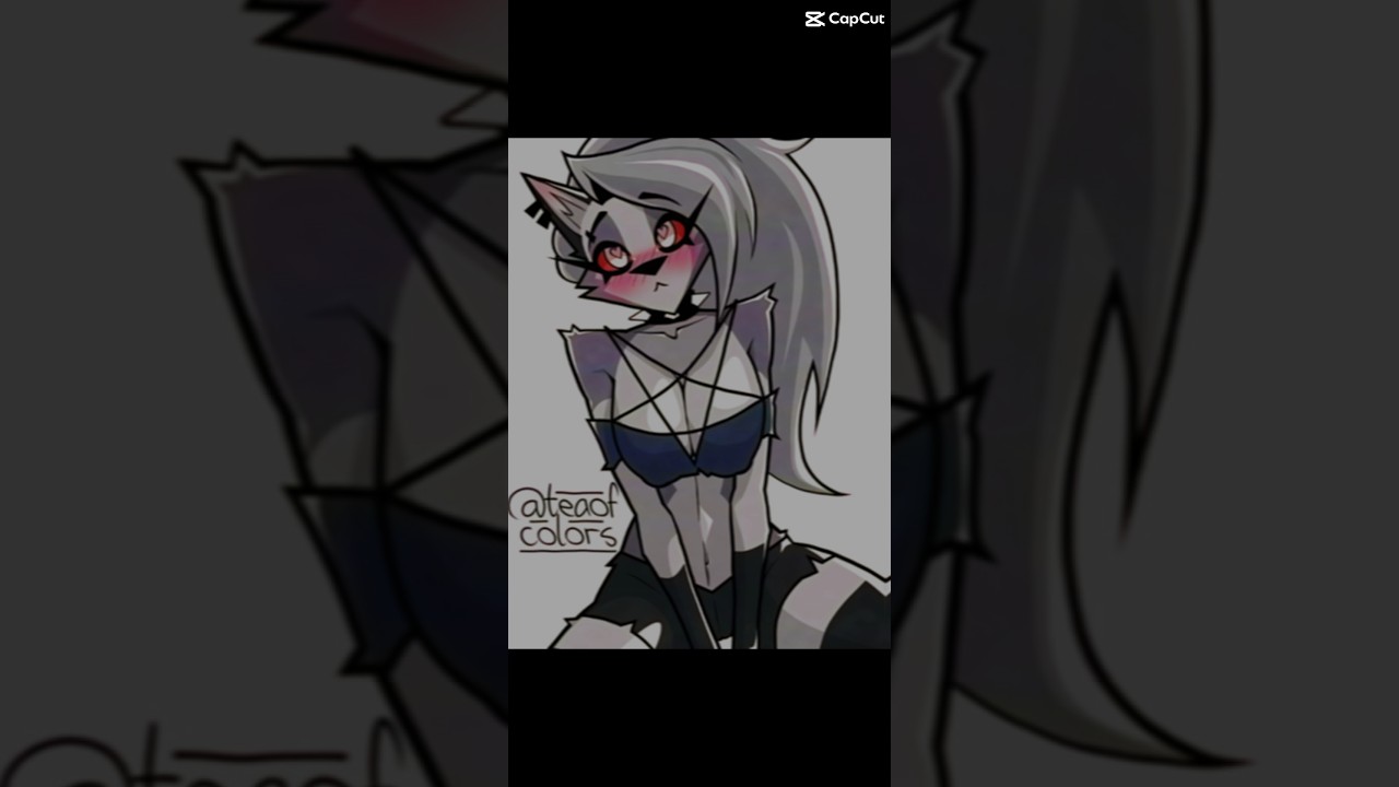 Loona Wolf Edit 1 #furry #loona #helluvaboss #helluvabossloona