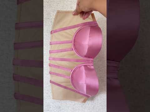 How to sew bust cups for corsets/bustiers #corsettutorial #corset #shorts