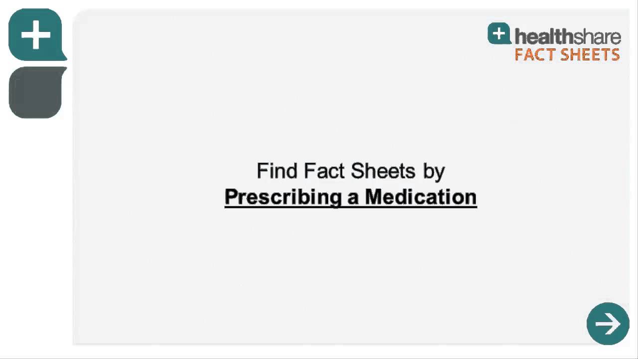 Access Healthshare Fact Sheets with Bp Clinical Software