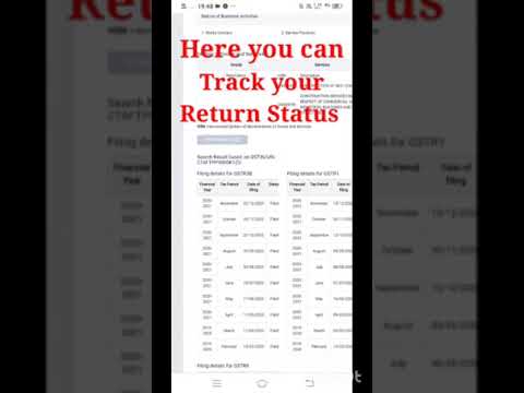 how to track your gst return status with gst number #shorts