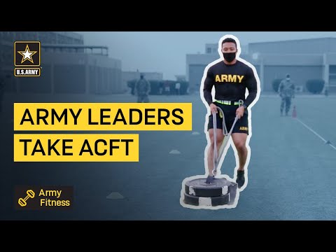 Army Leaders Take the ACFT With Their Soldiers