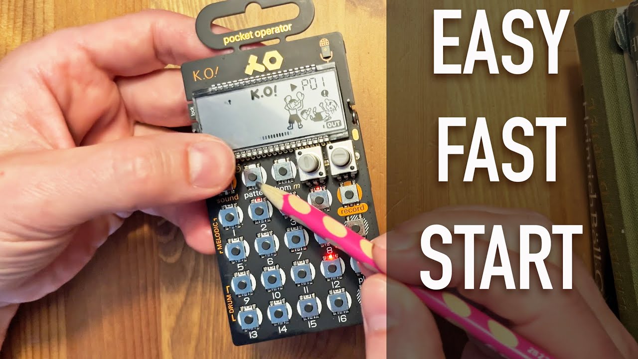 Beginner's Quick Guide for Pocket Operator PO-33 K.O!