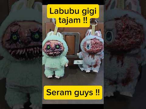 Labubu gigi tajam 👻 #halloween #labubu #viralshorts #labubuviral