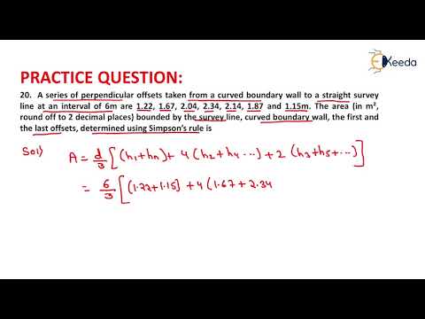 20th Numerical Previous Year Gate Questions of GE - GATE Geomatics Engineering Video Lecture ...