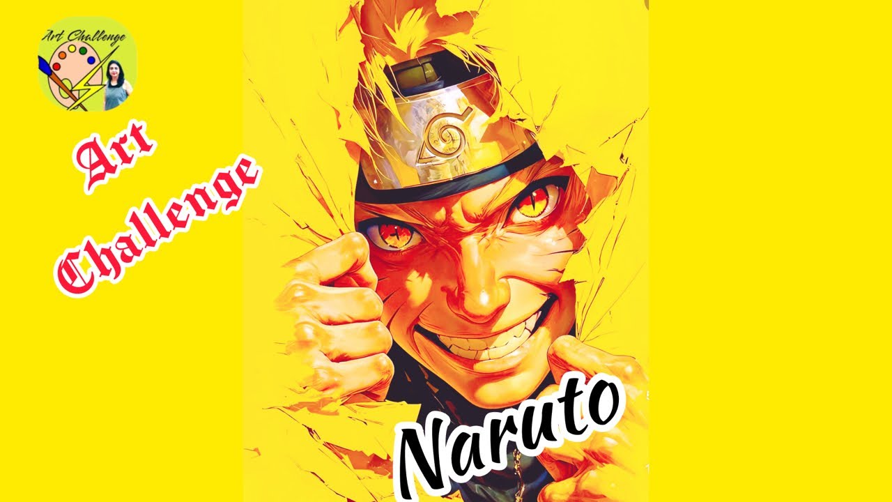 Drawing Naruto Uzumaki in real time! #naruto #pcartchannel