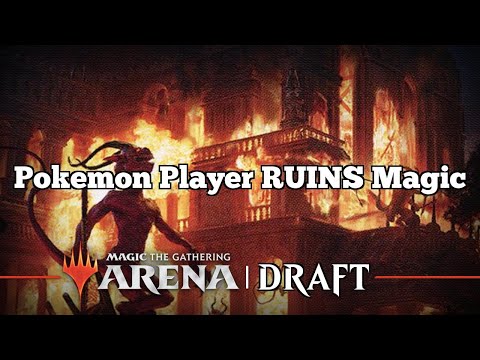 Pokemon Player RUINS Magic | Chromatic Cube Draft | MTG Arena | Twitch Replay