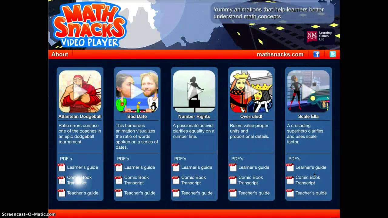 Math Snacks App Demonstration