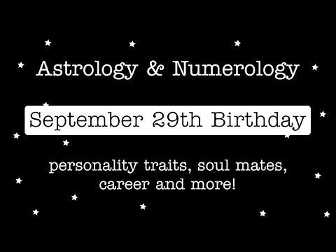 September 29th Birthday, The Romantic Libra  🥰, Libra Sun Sign Astrology and Numerology Reading
