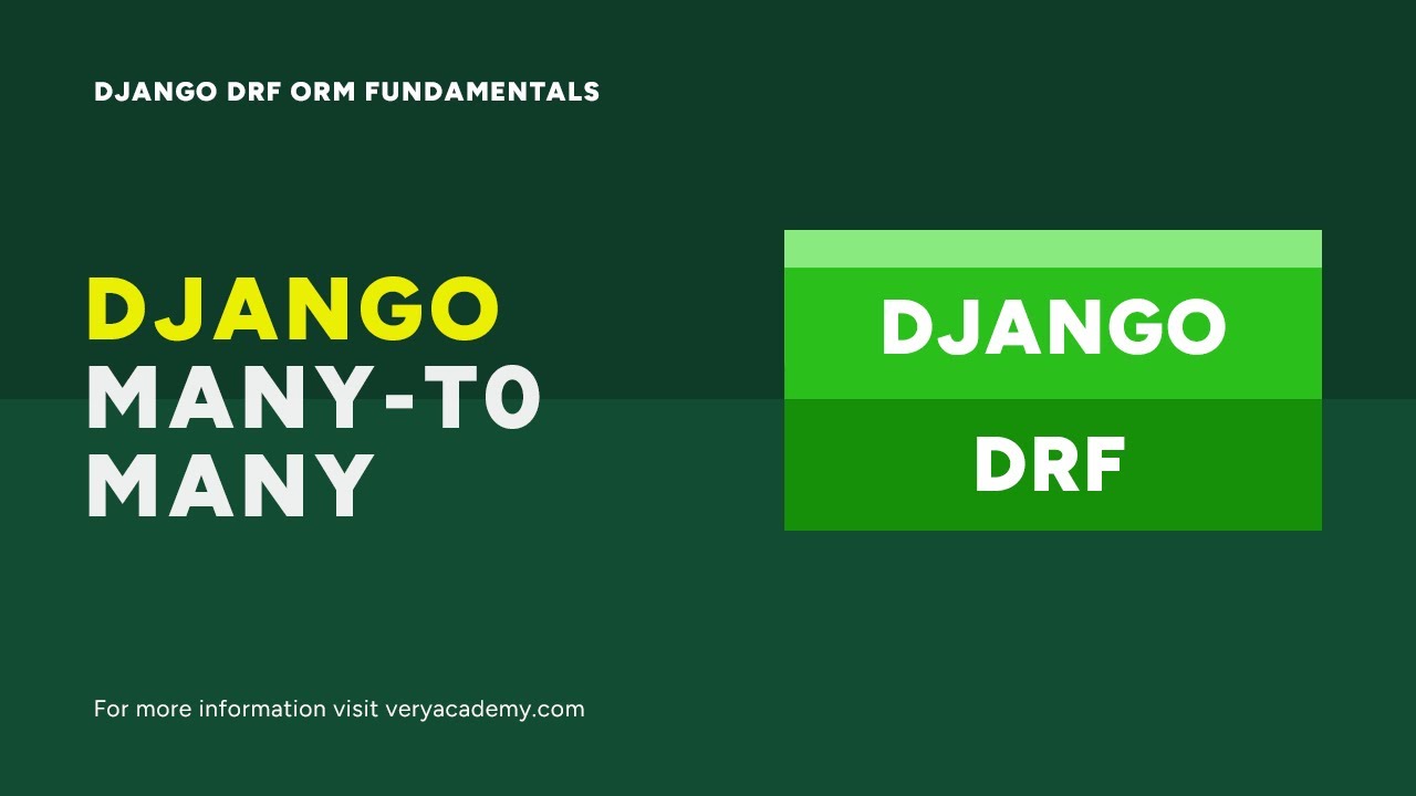 Defining Many-To-Many Relationships | Django DRF ORM Query Fundamentals Course