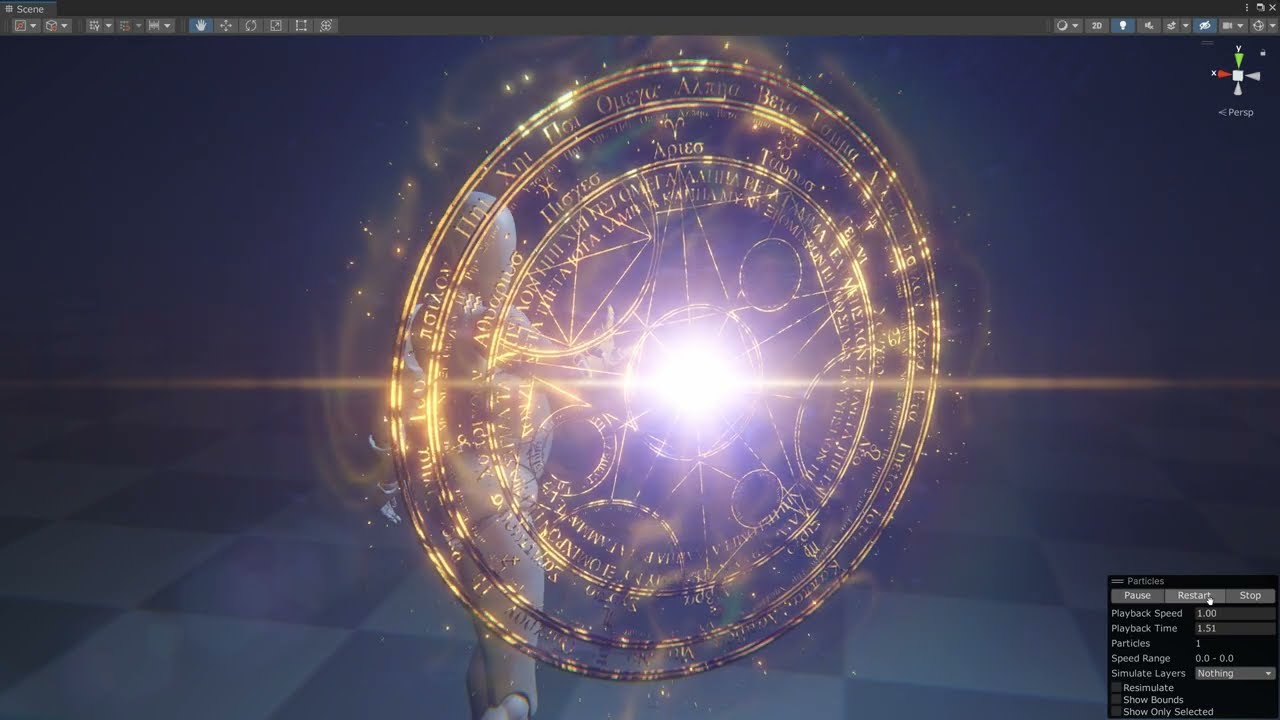 Unity Game Effect Portfolio - Magic Circle