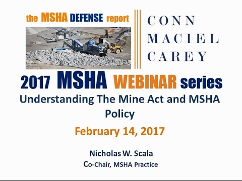 MSHA 101: Understanding the Mine Act