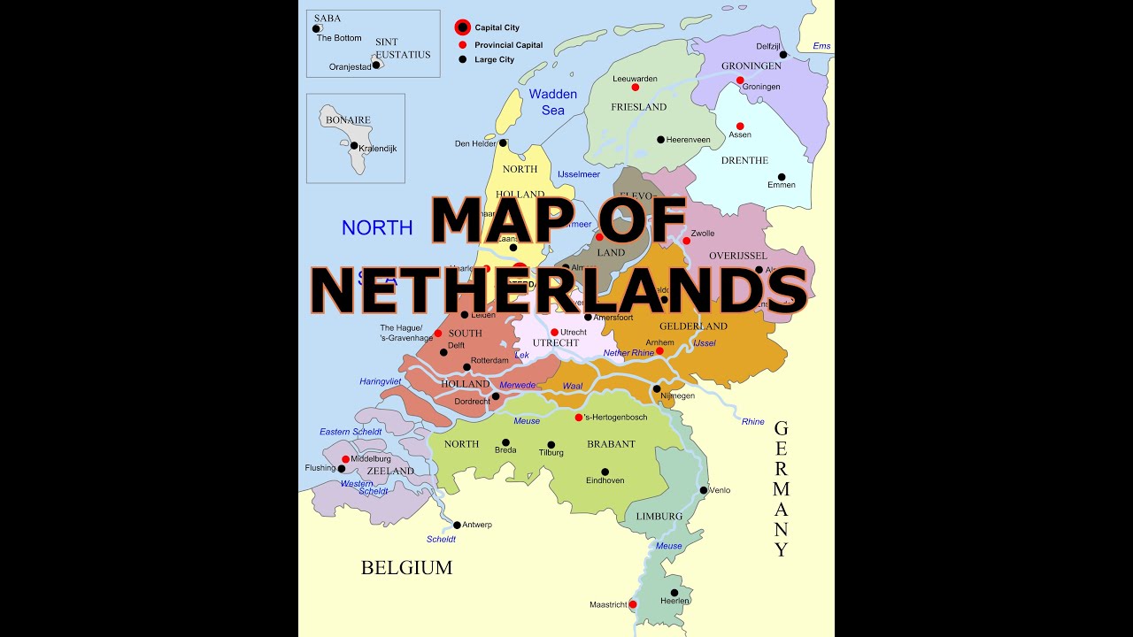 KAART VAN NEDERLAND
