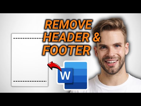 How to Remove all Headers and Footers in Microsoft Word - 2024