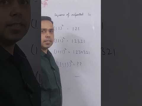 Square of Repeated 1’s – Math Trick You Never Knew! | The Maths Help #Shorts @TheMathsHelp