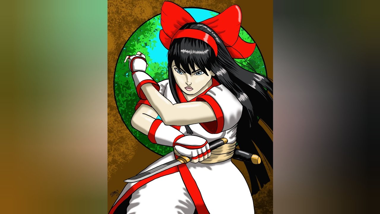 S!mo Draws- Nakoruru from Samurai Showdown 