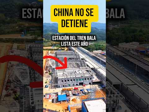 China no se detiene: así construye estaciones de tren bala en 2025 🤯