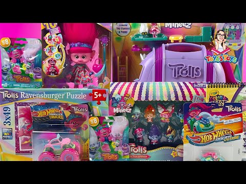 Unboxing and Review of Dreamworks Trolls Band Together Toy Collection