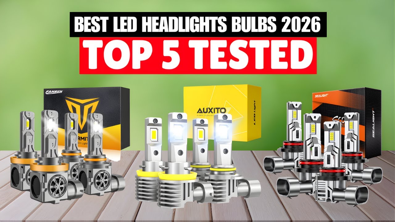 Best LED Headlights Bulbs 2026! (FAHREN, SEALIGHT, AUXITO)