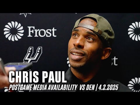 Chris Paul Postgame vs Denver Nuggets | 4.2.2025