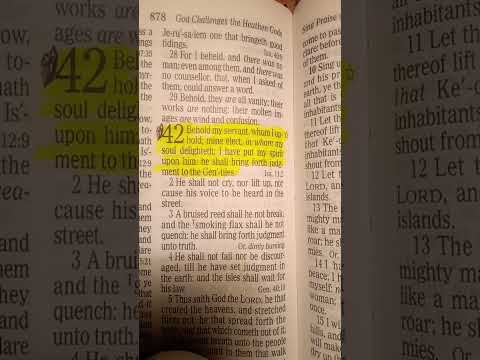 Isaiah 42:1 Behold my servant, Be a servant of the Lord Almighty Jesus Christ Hallelujah Bless You