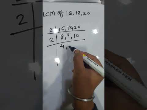 lcm of 16,18,20 #shorts