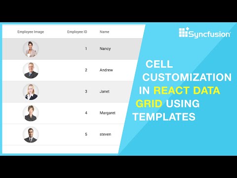 Learn Cell Customization in React Data Grid Using Templates - Mind Luster
