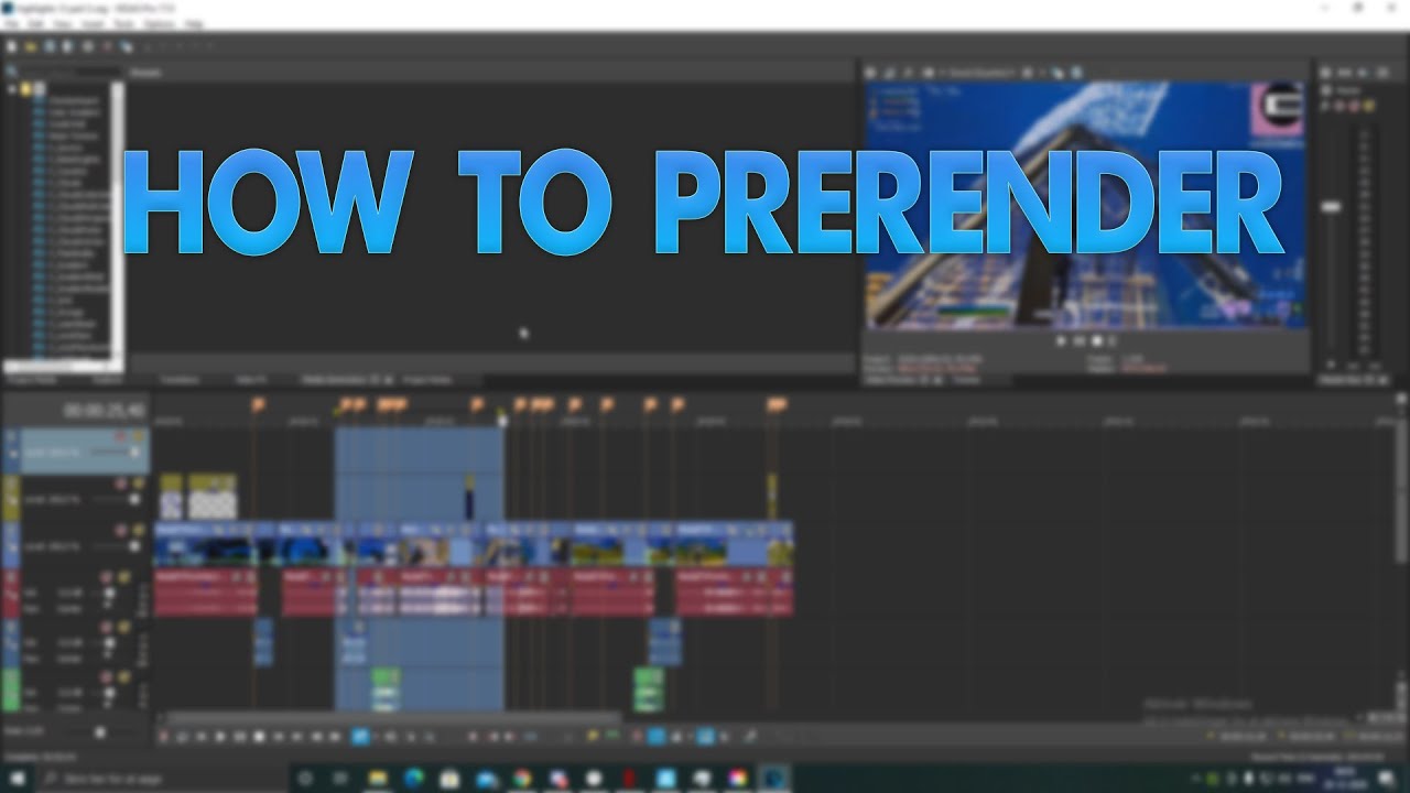 How To PRE-RENDER! (Also How To Fix It)