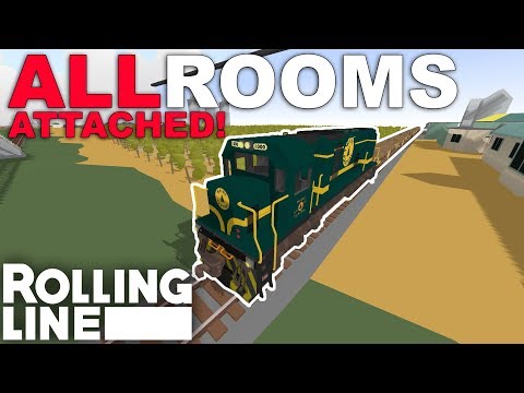 ALL ROOMS CONNECTED! - Rolling Line VR Toy Train Simulator - Maps